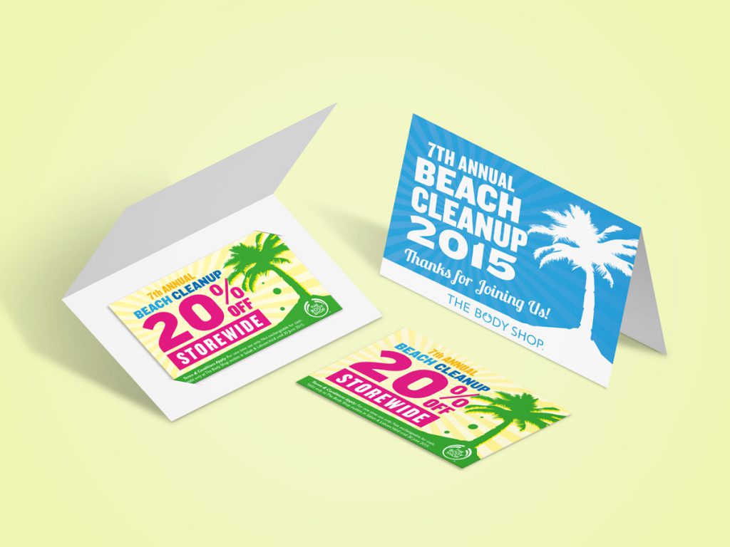 The Body Shop 7th Annual Beach Cleanup Invitation Design – Wilfred Tan ...